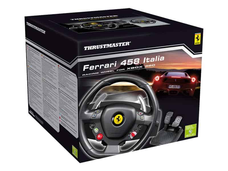 Thrustmaster Ferrari 458 Italia Steering wheel + Pedals PC USB 2.0