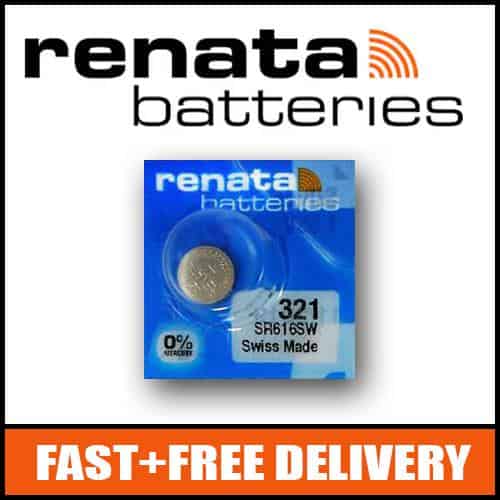 Renata Watch Batteries 315 317 321 364 371 377 379 394 395 399 1.5v 3v ...